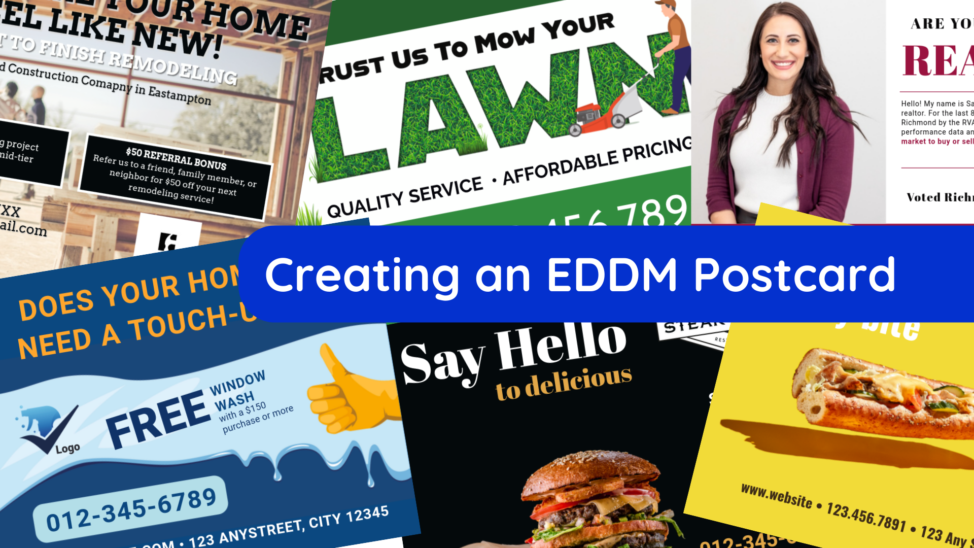 How to Create a Postcard for Every Door Direct Mail?